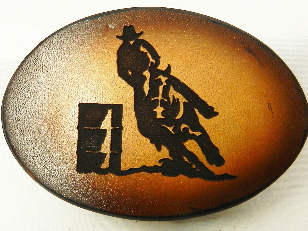 KIDS LEATHER BARRELRACER Buckle for Kids 1 1/4" Name Belts - Etsy