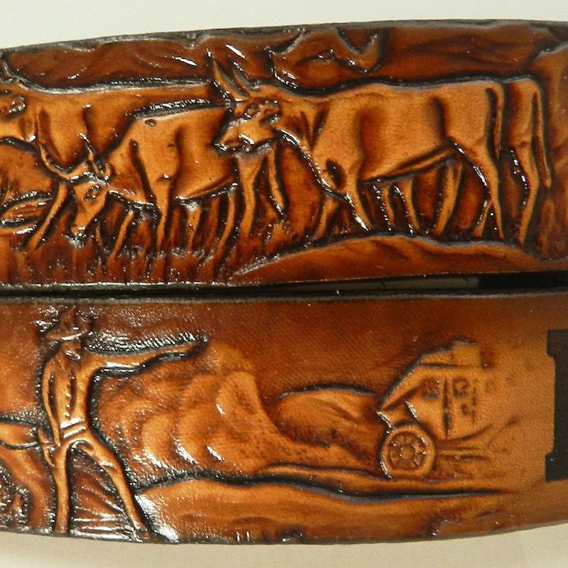 Horse Belt Buckle Name Belt - Etsy