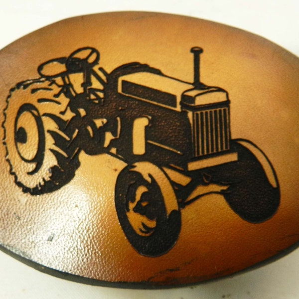 Tractor Belt Buckle - Etsy
