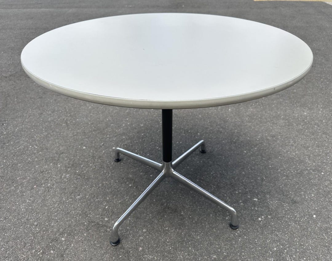 Herman Miller Pedestal Round Table (shipping is NOT Free) - Etsy