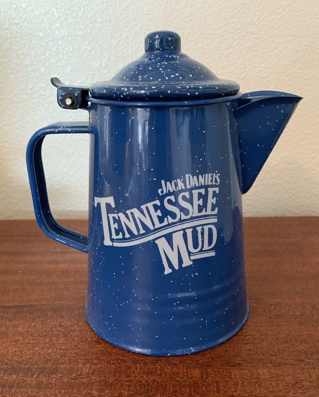 Jack Daniel's Tennessee Mud Sepckled Enamel Ware Coffee Pot - Etsy