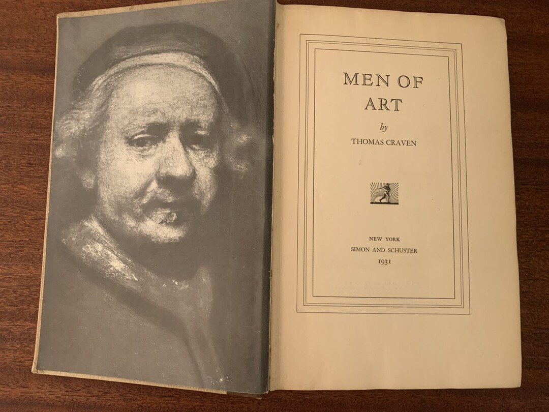 Men of Art Hardcover Book by Thomas Craven ~ Simon and Schuster 1931 - Etsy