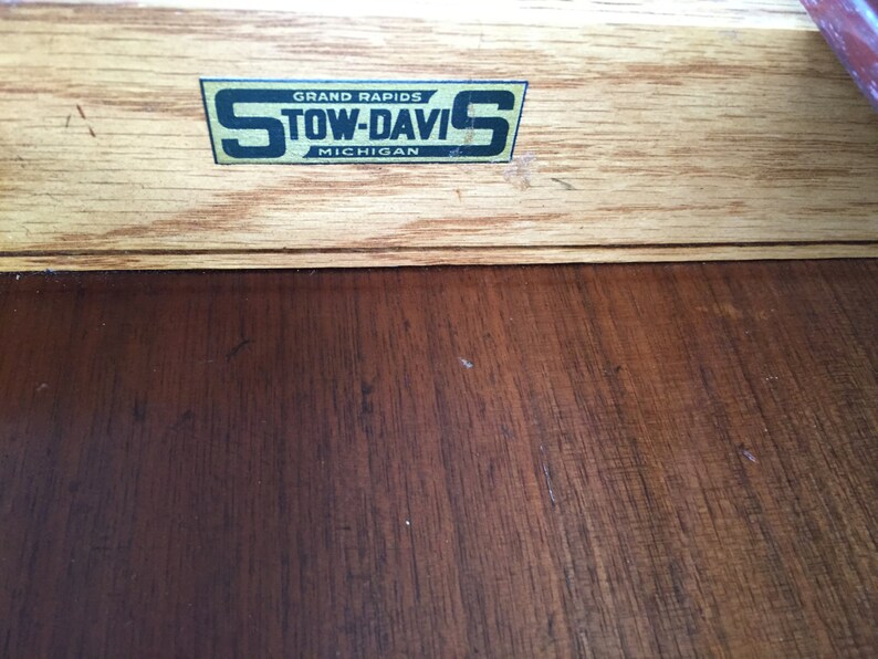 Vintage Mid Century Stow-davis Conference or Dining Table (shipping NOT ...