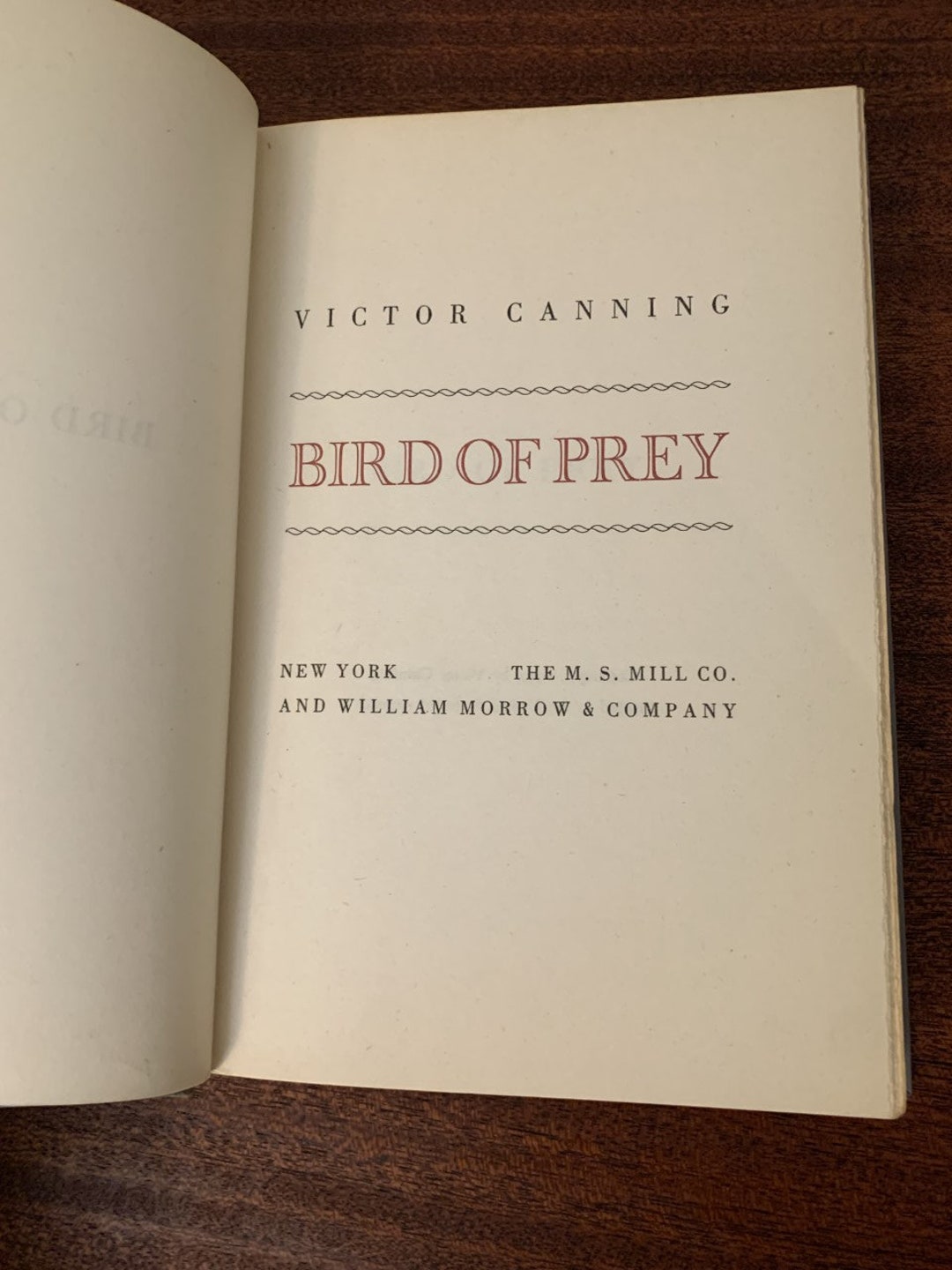 Bird of Prey by Victor Canning ~hardcover ~ 1950 - Etsy