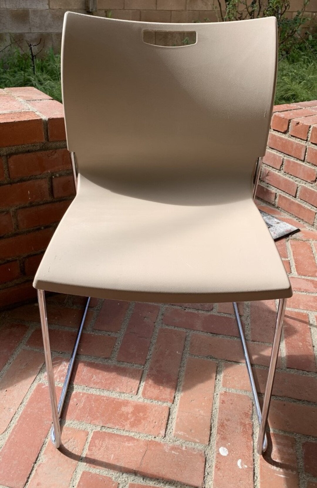 Guest Side Stacking Chair With Chrome Frame *(shipping is NOT Free) - Etsy