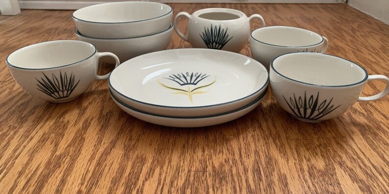 Mid Century Modern Winfield China Royal Coronation Pottery 8 - Etsy
