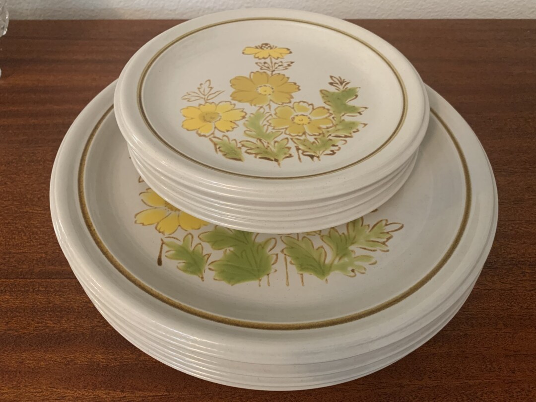 Vintage 8 Pc. Mikado Designer Collection Stoneware - Etsy