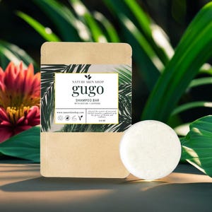 Gugo Shampoo Bar With Biotin + Caffeine - Etsy