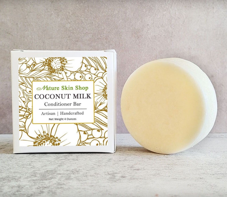 Coconut Milk Solid Bar Conditioner - Etsy