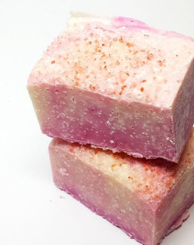 Pink Himalayan Salt and Shea Soap, Cold Process - Etsy
