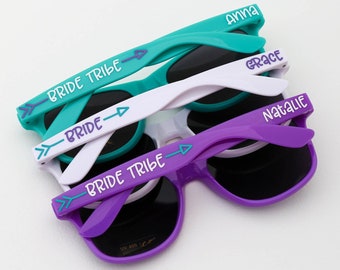 Personalized Bride Squad Sunglasses: Team Bride Bridesmaid - Etsy