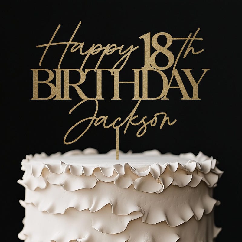 Cake Birthday Sign Acrylic - Etsy