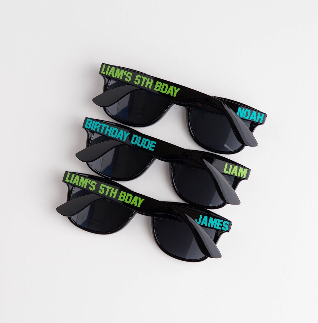 Kids Personalized Sunglasses, Party Sunglasses, Birthday Sunglasses ...