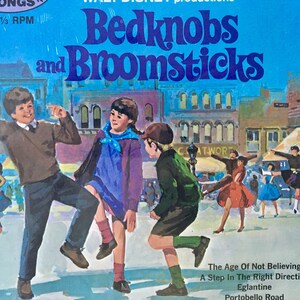 Bedknobs and Broomsticks SEALED 7' EP Vinyl Record, Disneyland FS - 901 ...