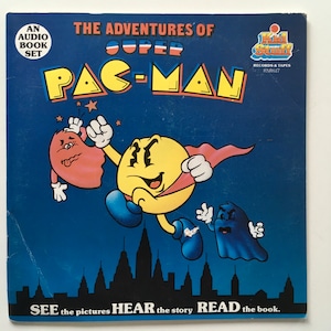Pac-man: the Adventures of Super Pac-man 7' Vinyl Record / Book, Kid ...