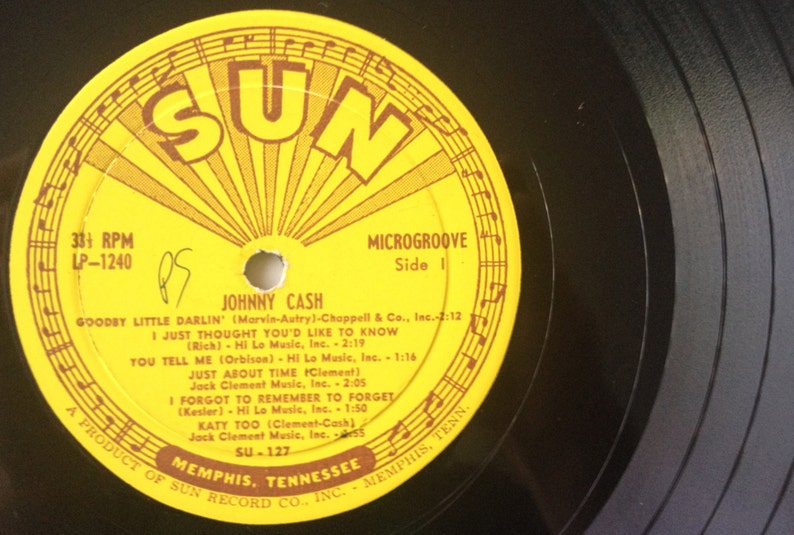 Johnny Cash Greatest LP Vinyl Record Album Sun Record - Etsy