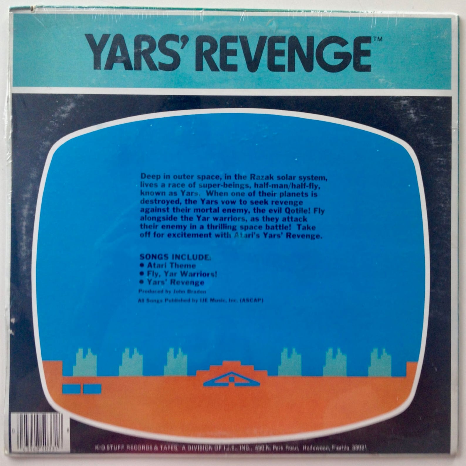 Yars' Revenge SEALED LP Vinyl Record, Kid Stuff Records - KSS 5033 ...