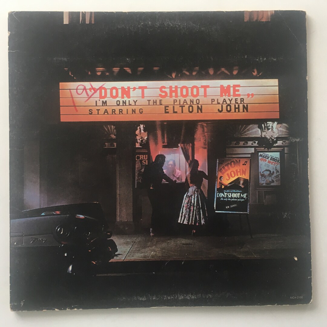 Elton John - Don't Shoot Me I'm Only the Piano Player LP Vinyl Record ...