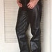 Black Leather Pants Xelement Size 32 - Etsy