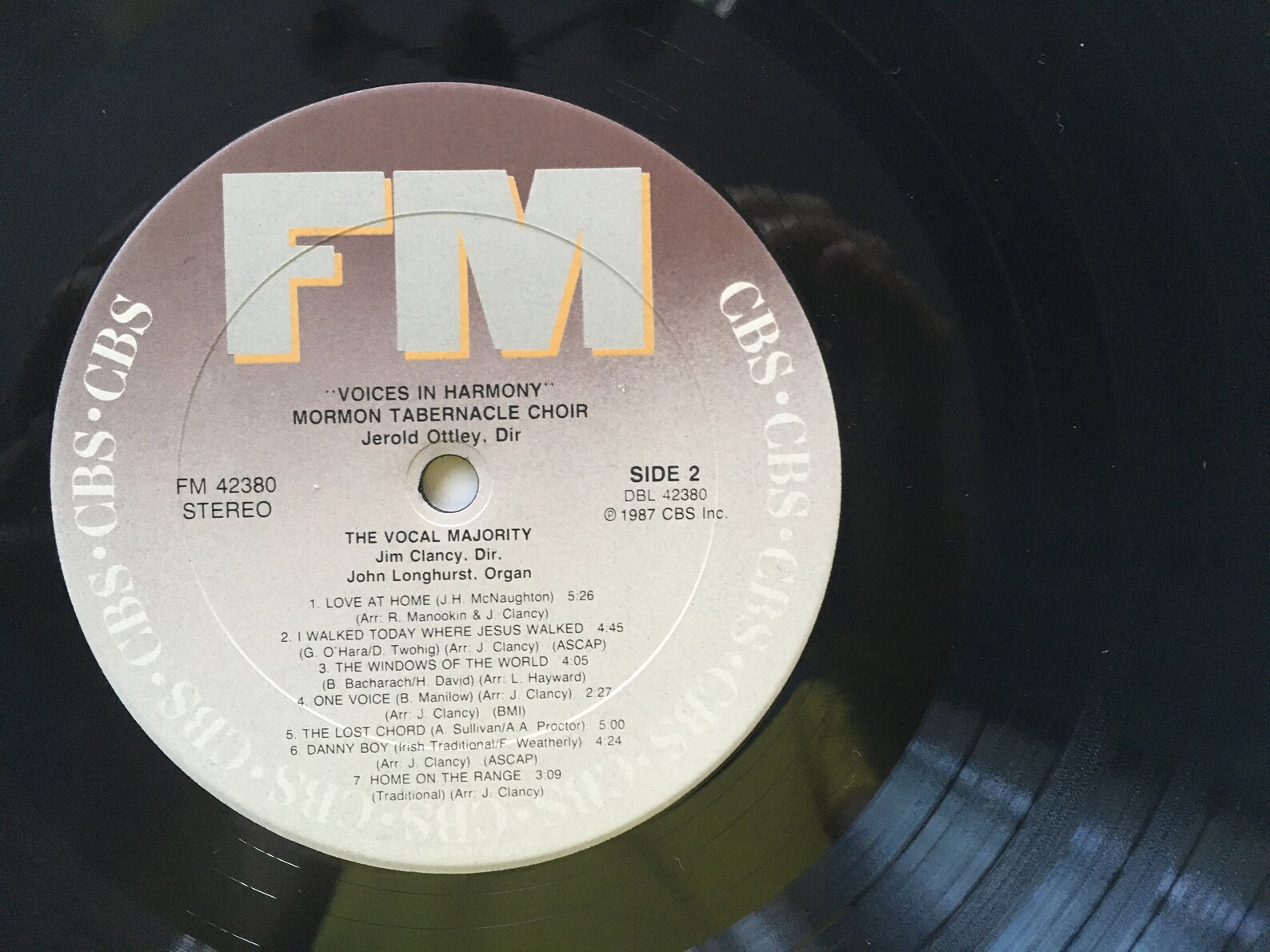 Mormon Tabernacle Choir / the Vocal Majority Voices in - Etsy