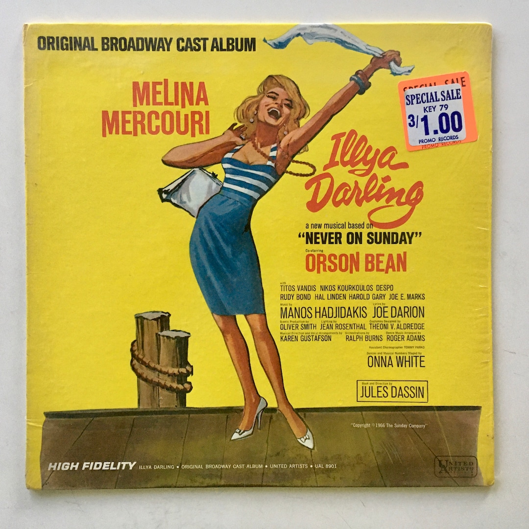 Illya Darling (original Broadway Cast Album) LP Vinyl Record Album ...