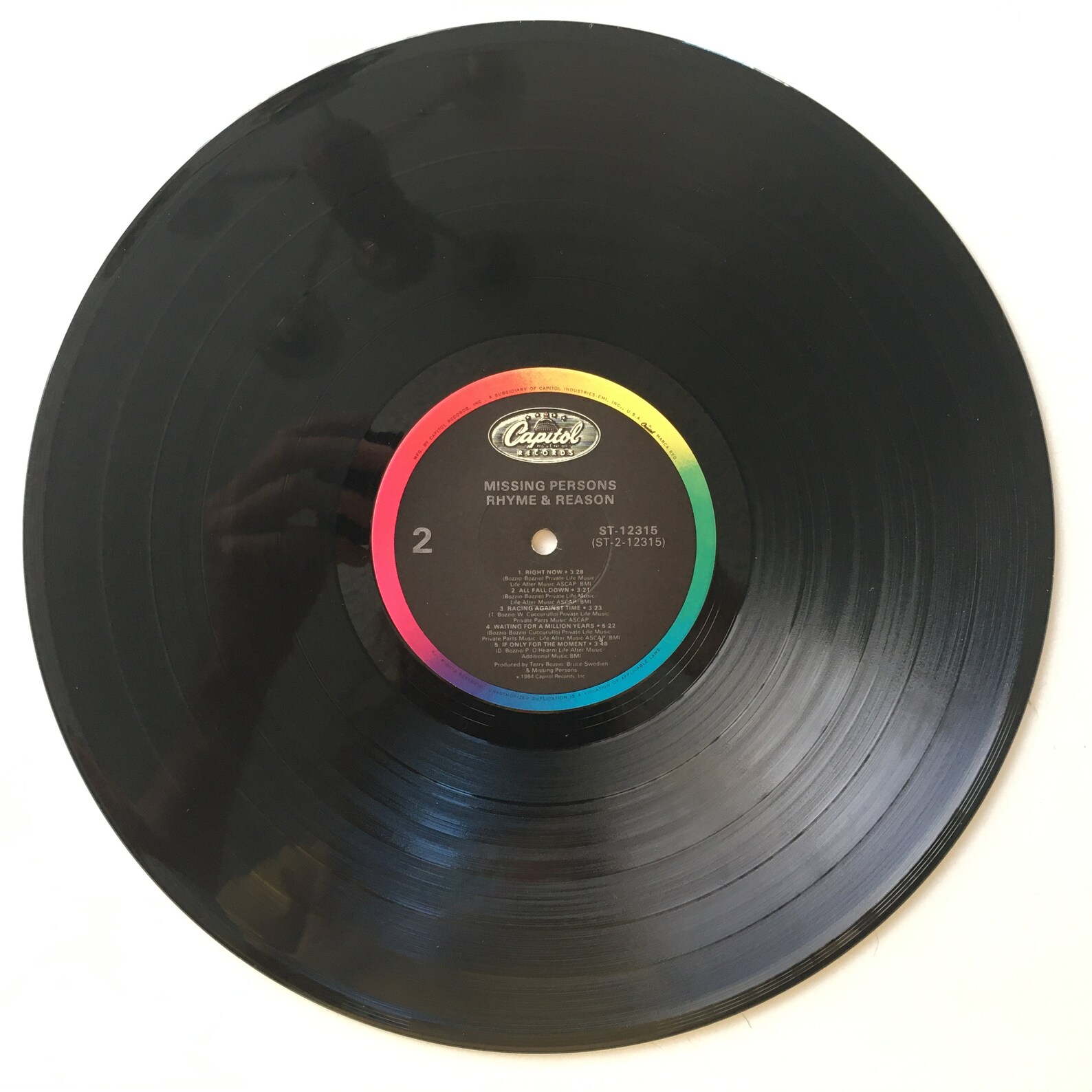 Missing Persons Rhyme & Reason LP Vinyl Record Album - Etsy