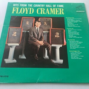 Floyd Cramer - Hits From the Country Hall of Fame LP Vinyl Record Album ...
