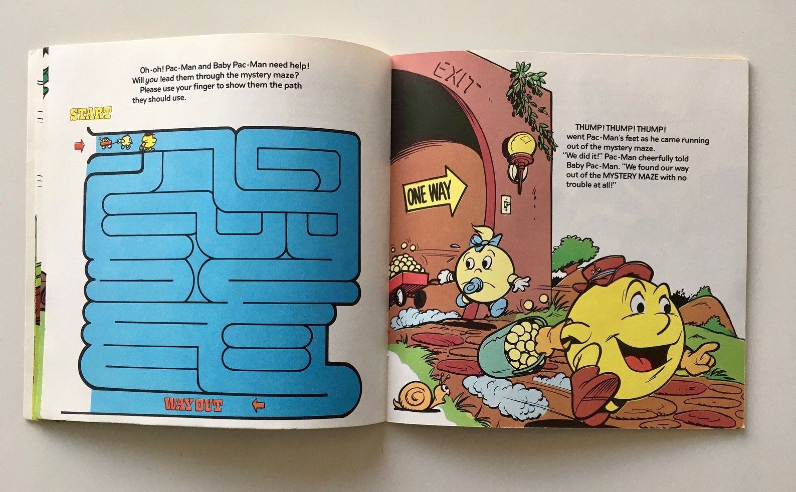Pac-man and the Ghost Diggers 7' Vinyl Record / Book, Kid Stuff - DBR ...