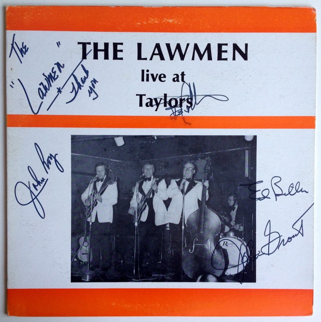 The Lawmen - Live at Taylors LP Vinyl Record Album, Cartay - 5341 ...