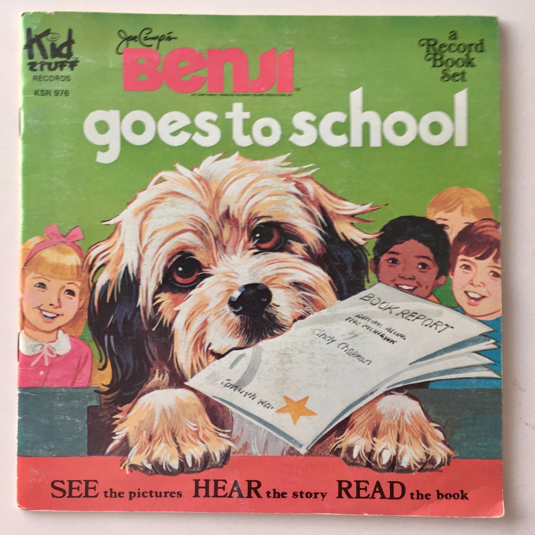 Benji Goes to School 7' Vinyl Record / Book, Kid Stuff - KSR 976 ...
