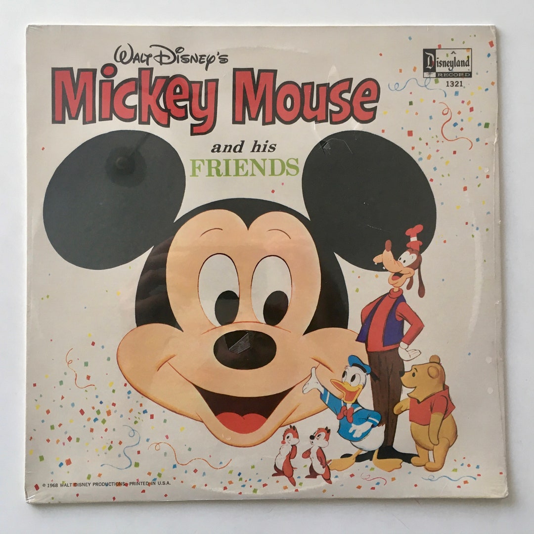 Mickey Mouse and His Friends SEALED LP Vinyl Record Album, Disneyland ...