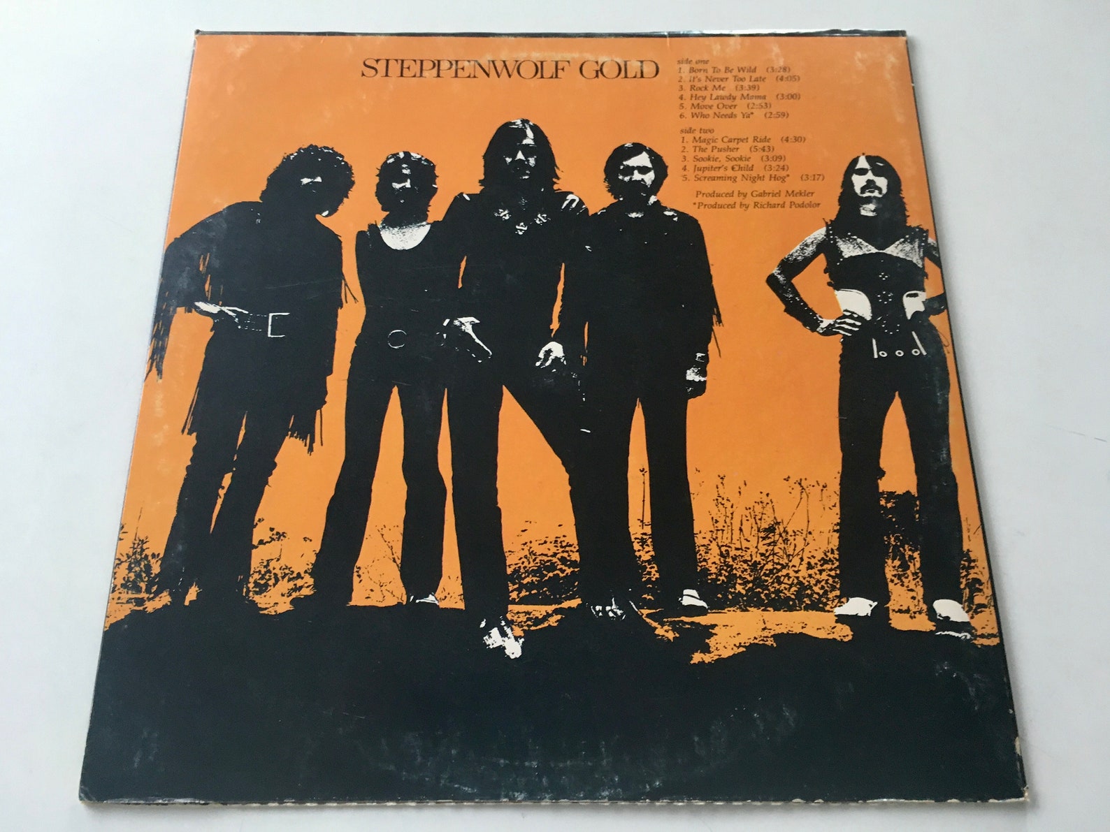 Steppenwolf Gold Their Great Hits LP Vinyl Record Album, Dunhill Records DSX 50099, 1971 ...