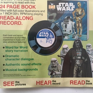 Star Wars the Ewoks Join the Fight SEALED 7' Vinyl Record / 24 Page ...