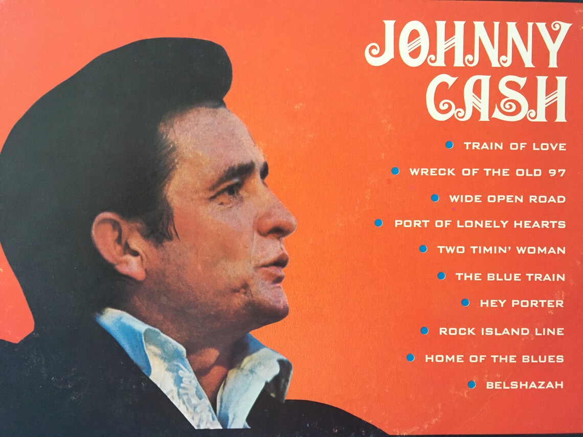 Johnny Cash the Blue Train LP Vinyl Record Album Share | Etsy