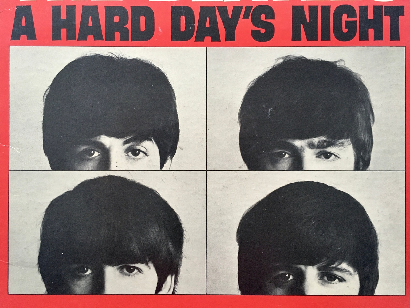 The Beatles A Hard Day's Night Soundtrack LP Vinyl - Etsy