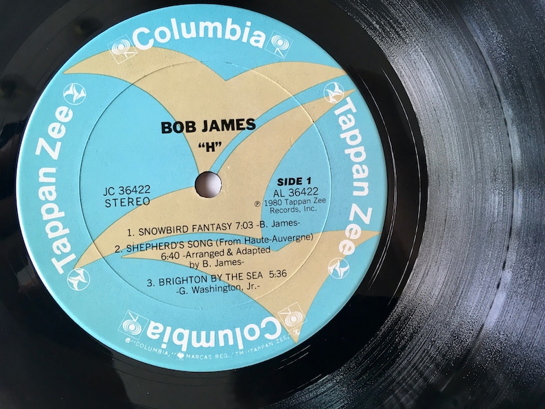 Bob James H LP Vinyl Record Tappan Zee Records JC 36422 - Etsy UK