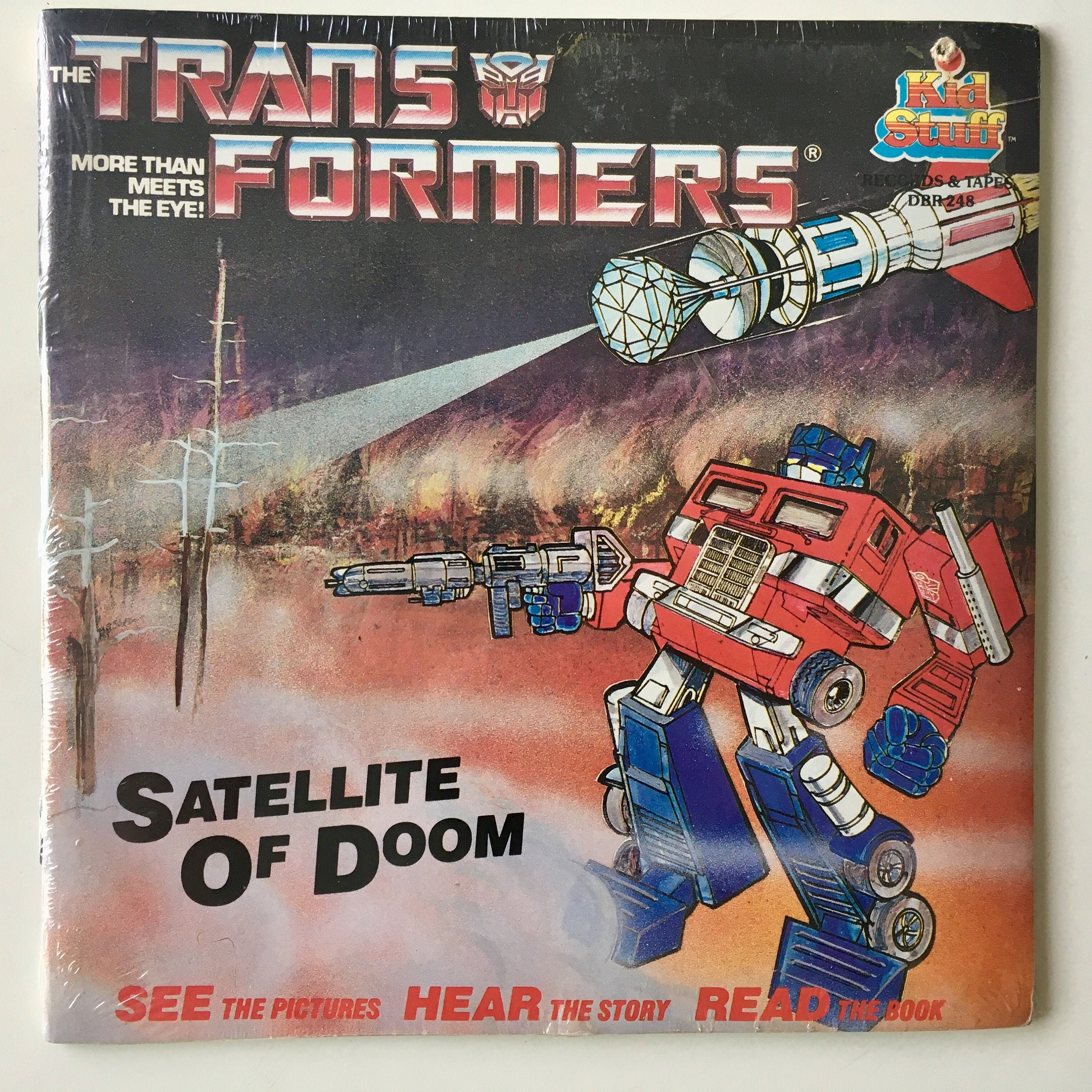 The Transformers - Satellite of Doom SEALED 7' Vinyl Record / 24 Page ...