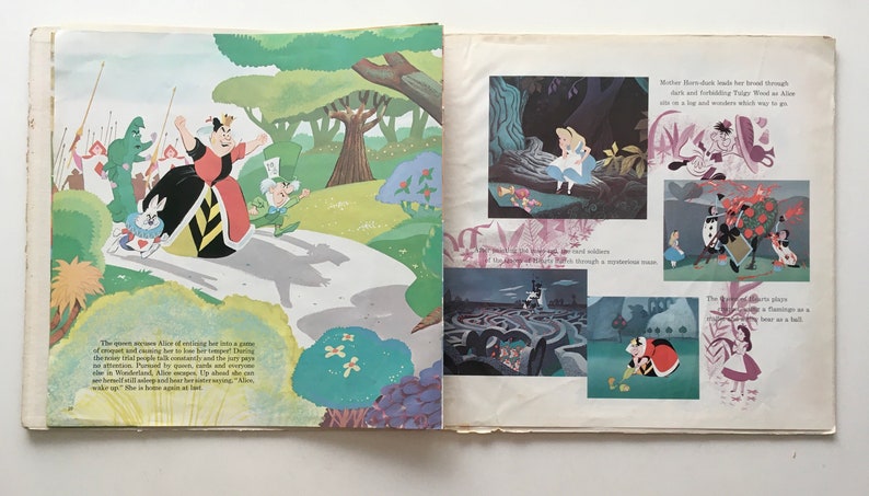Alice in Wonderland LP Vinyl Record Album Disneyland 3909 - Etsy