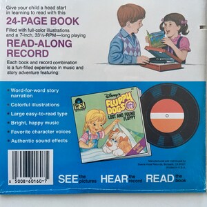 Fluppy Dogs: the Happiest Fluppy SEALED 7' Vinyl Record / Book, Disney ...