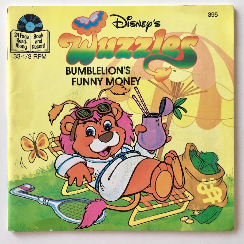 Wuzzles Bumblelion's Funny Money 7' Vinyl Record / - Etsy
