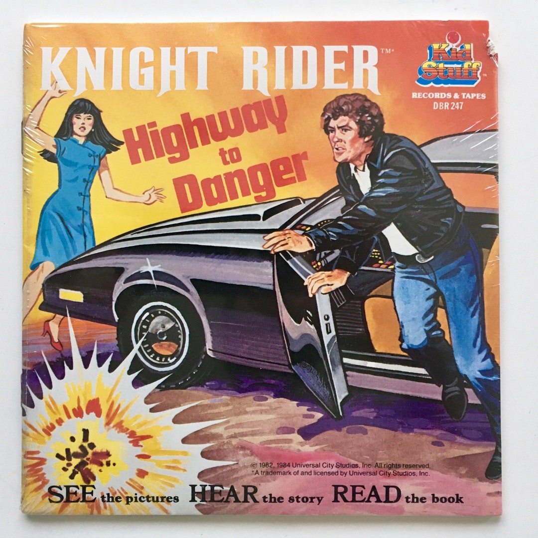 Knight Rider - Highway to Danger SEALED 7' Vinyl Record / 24 Page Book ...