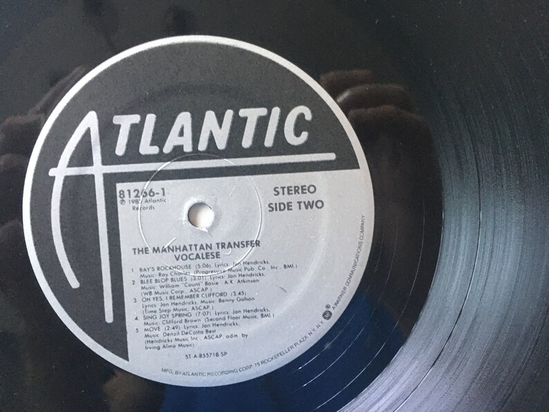 The Manhattan Transfer - Vocalese LP Vinyl Record Album, Atlantic - 7 ...