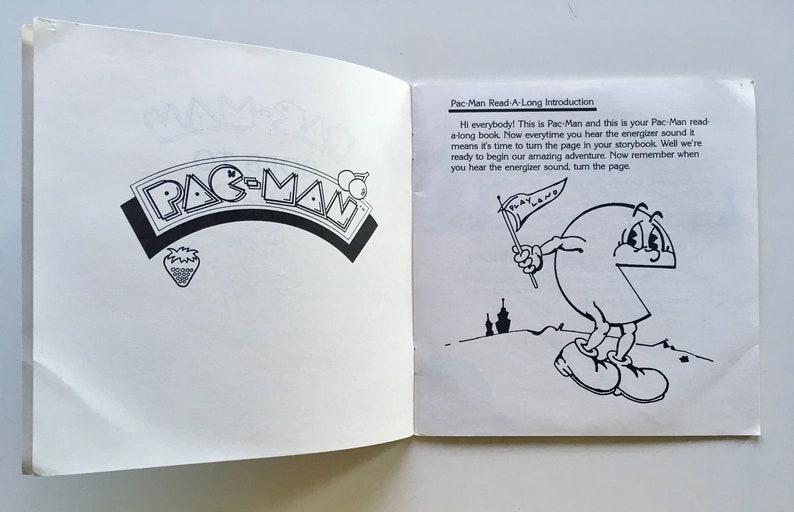 Pac-man Goes to Playland 7' Vinyl Record / Book Kid Stuff | Etsy