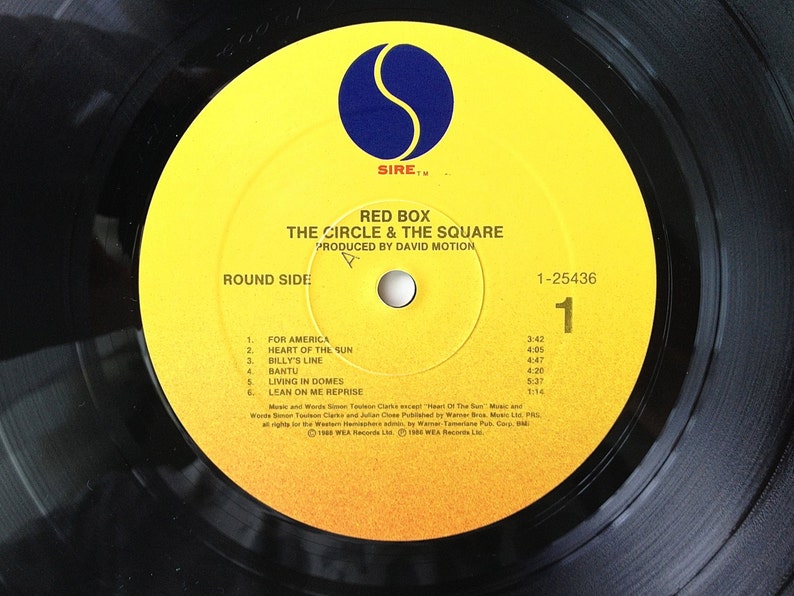 Red Box the Circle and the Square LP Vinyl Record Album - Etsy