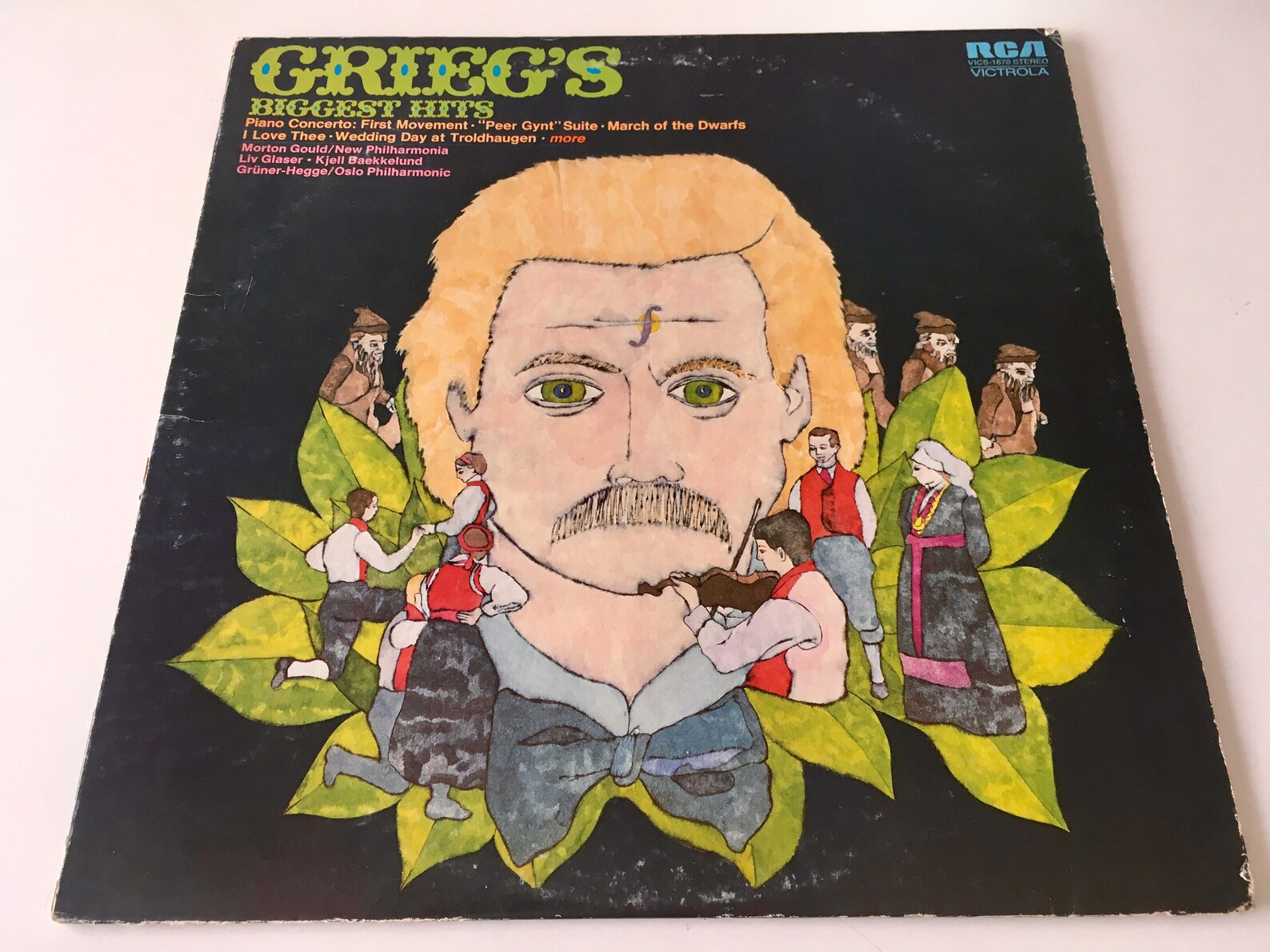Grieg's Biggest Hits LP Vinyl Record Album, RCA Victrola - VICS 1670 ...