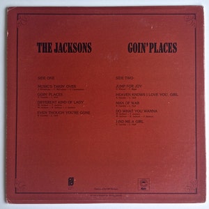 The Jacksons - Goin' Places Picture Disc LP Vinyl Record Album, Epic ...