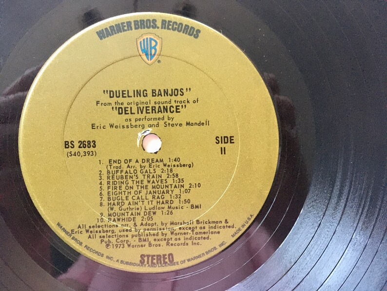 Dueling Banjos From Deliverance and Additional Music LP Vinyl Record ...