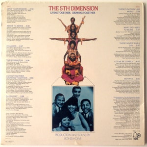 The 5th Dimension - Living Together, Growing Together SEALED LP Vinyl Record Album, Bell Records ...