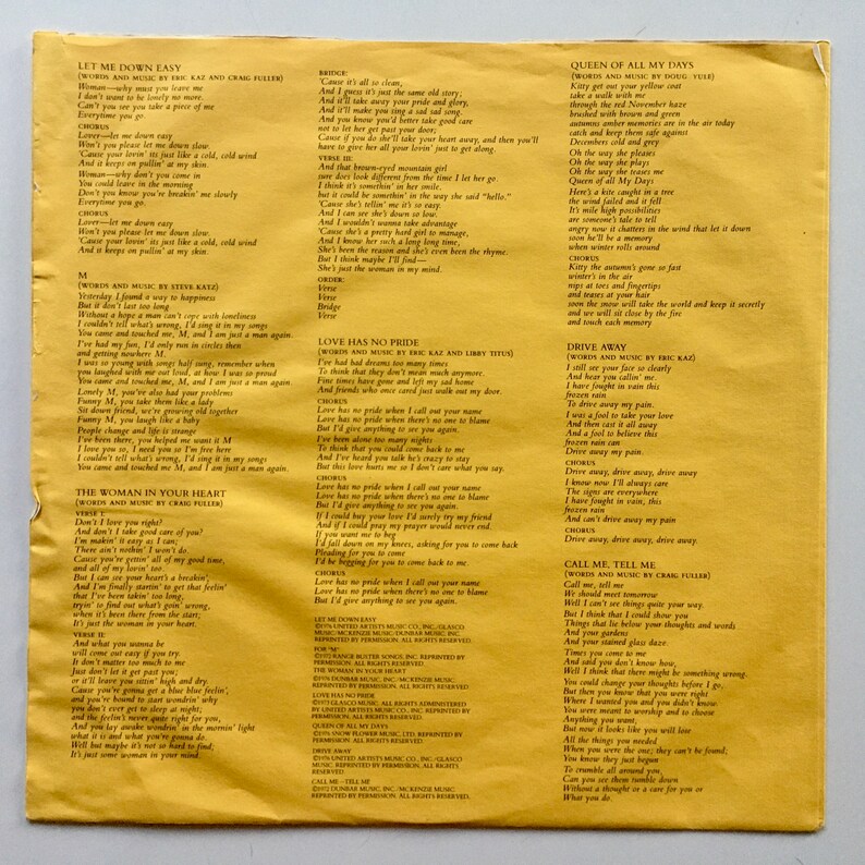 American Flyer -self Titled LP Vinyl Record Album, United Artists ...