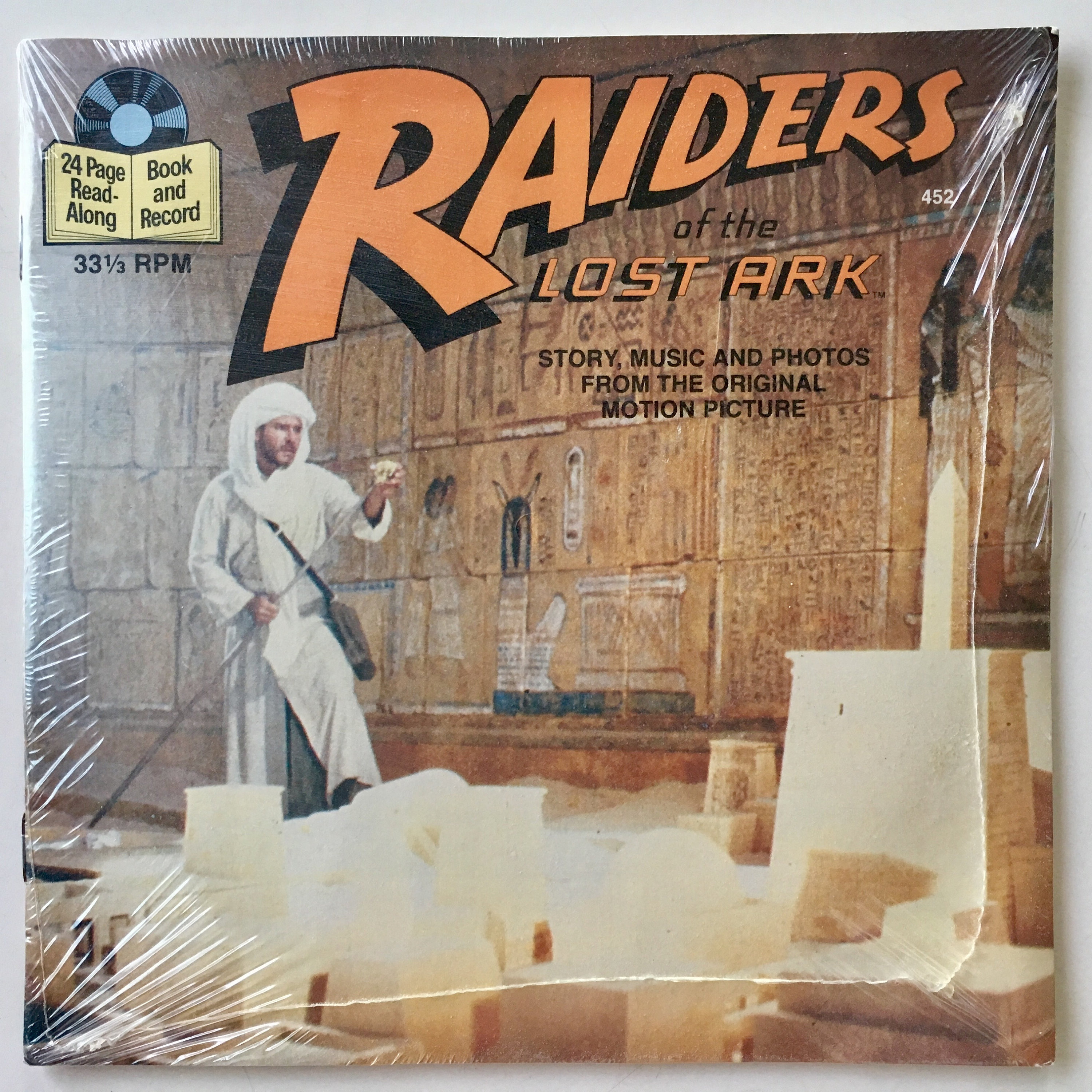 Raiders of the Lost Ark SEALED 7' Vinyl Record / 24 Page - Etsy España